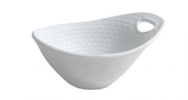 Bowl Perpignan un asa melamina blanco (Caja 24 unidades)