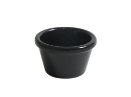 Ramequin melamina Negro (Caja 72 unidades)