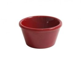 Ramequin melamina Rojo 8,3x4,4 cm (Caja 48 unidades)